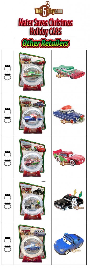 Take Five a Day » Blog Archive » Mattel Disney Pixar Diecast CARS ...