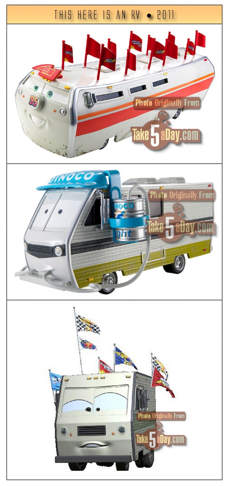 Take Five a Day » Blog Archive » Mattel Disney Pixar Diecast CARS: Now ...