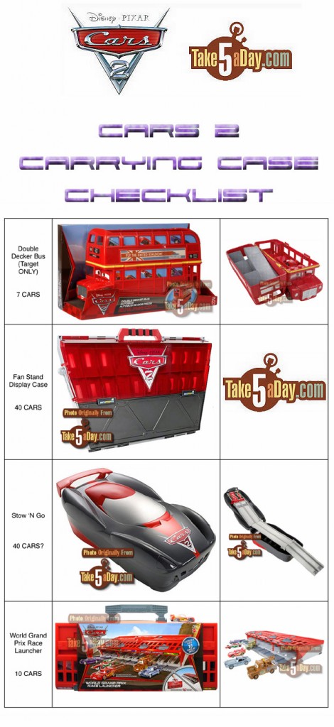 Take Five a Day » Blog Archive » Mattel Disney Pixar Diecast CARS 2 ...