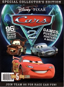 Take Five a Day » Blog Archive » Disney Pixar CARS 2: Comics & Magazines