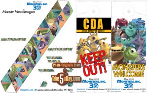 Take Five a Day » Blog Archive » Disney Pixar Monsters Inc. Free Kids ...