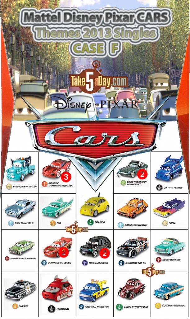 Take Five a Day » Blog Archive » Mattel Disney Pixar CARS 2 Diecast ...