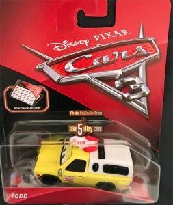 Take Five a Day » Blog Archive » Mattel Disney Pixar CARS 3: Todd with ...
