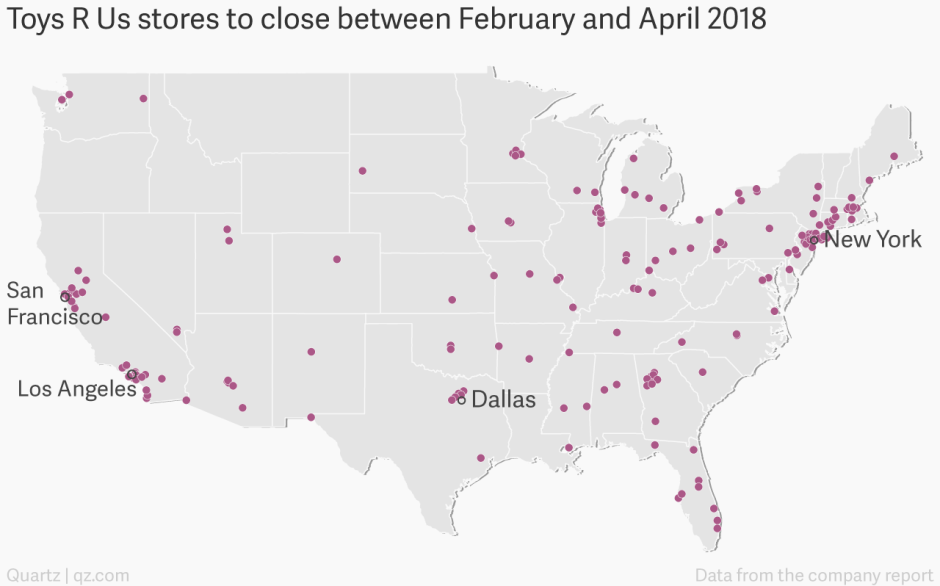 Take Five a Day » Blog Archive » Toys R Us to Close 192 Stores, 20% of ...