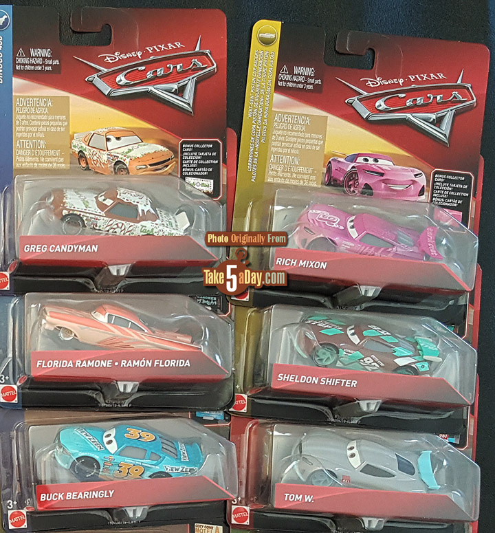 Take Five a Day » Blog Archive » Mattel Disney Pixar CAR: Singles Case ...
