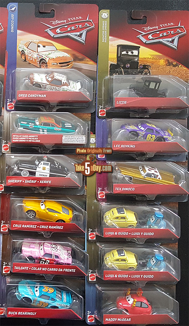 Take Five a Day » Blog Archive » Mattel Disney Pixar CARS: 2018 Singles ...
