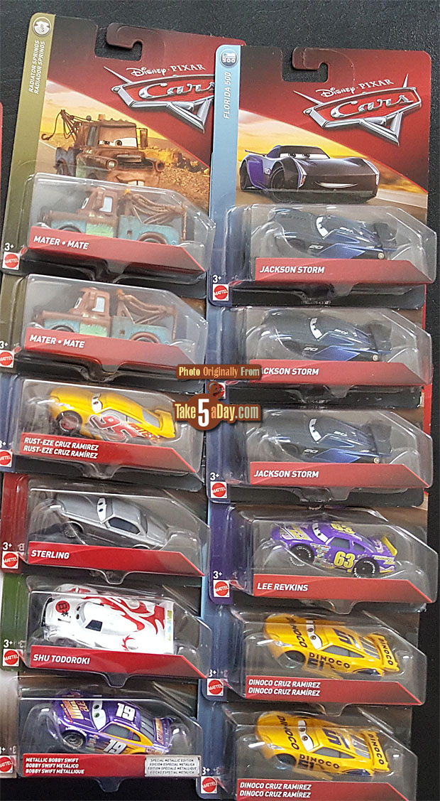 Take Five a Day » Blog Archive » Mattel Disney Pixar CARS: 2018 Singles ...