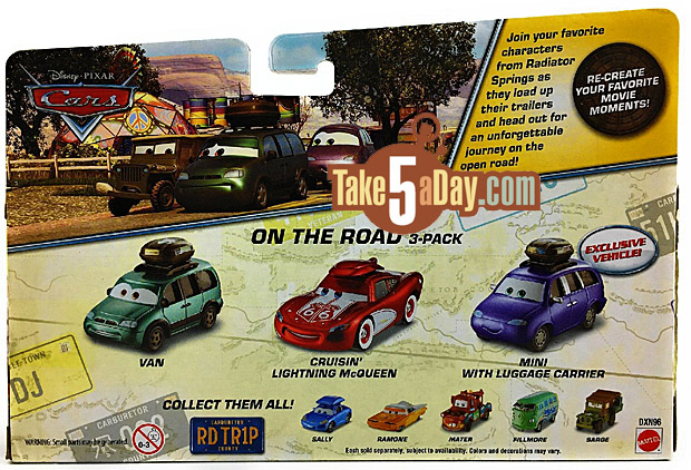 Take Five a Day » Blog Archive » Mattel Disney Pixar CARS: Road Trip 3 ...