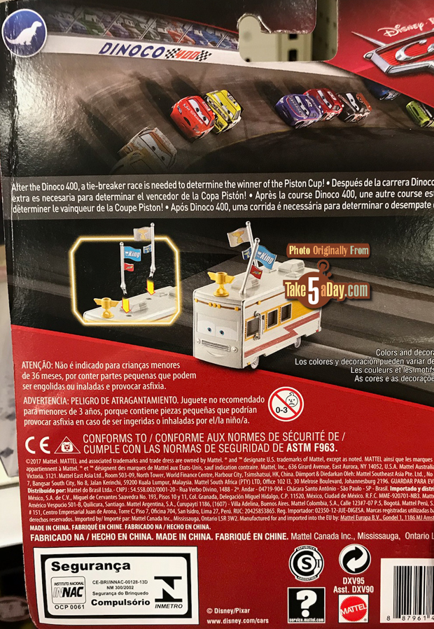Take Five a Day » Blog Archive » Mattel Disney Pixar CARS 3: Van ...