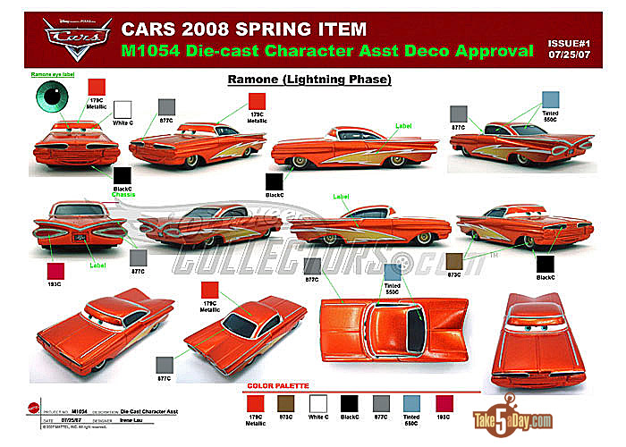 Take Five a Day » Blog Archive » Mattel Disney Pixar CARS: Deco Sheets ...