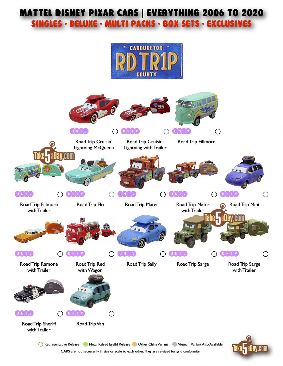 Take Five a Day » Blog Archive » Disney Pixar CARS: Road Trip! (New ...