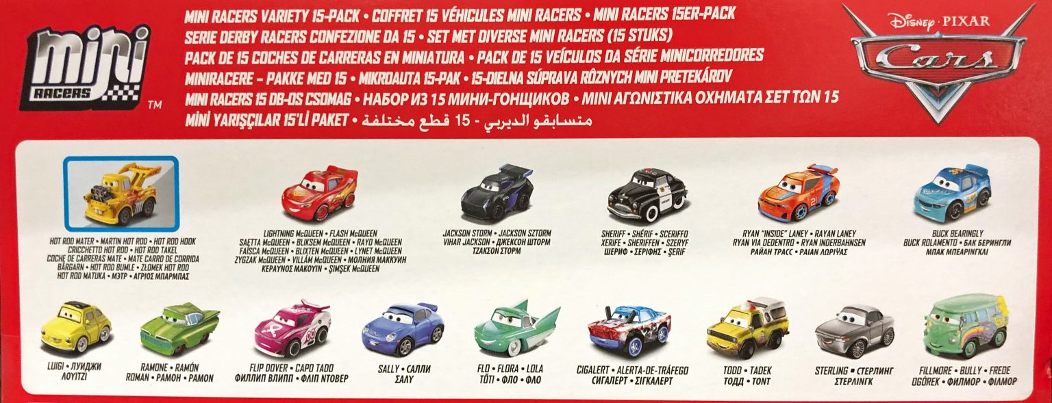 Take Five a Day » Blog Archive » Mattel Disney Pixar CARS: Mini Racers ...